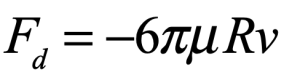 George Stokes’ Law of Drag | Galileo Unbound