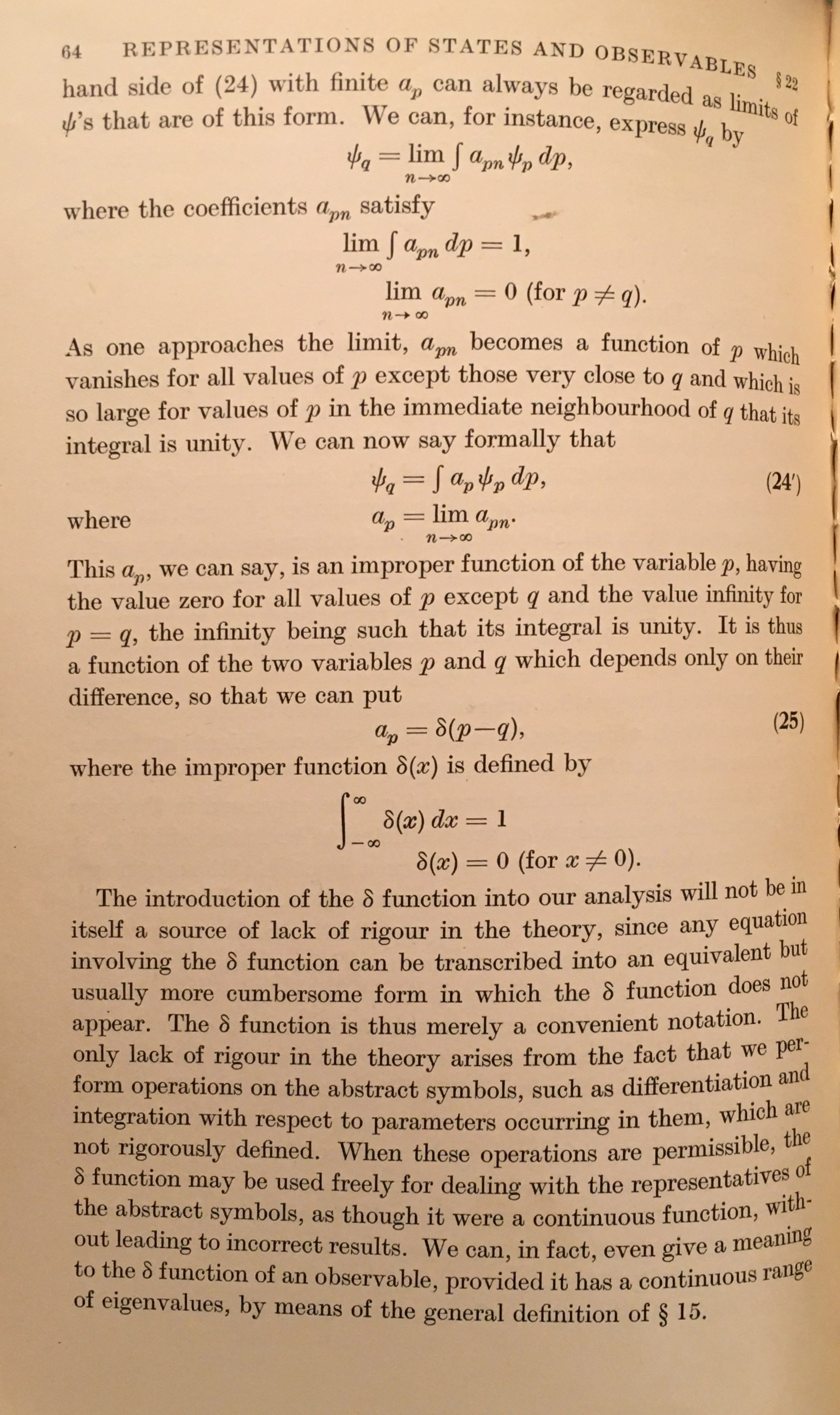 Paul Dirac’s Delta Function | Galileo Unbound